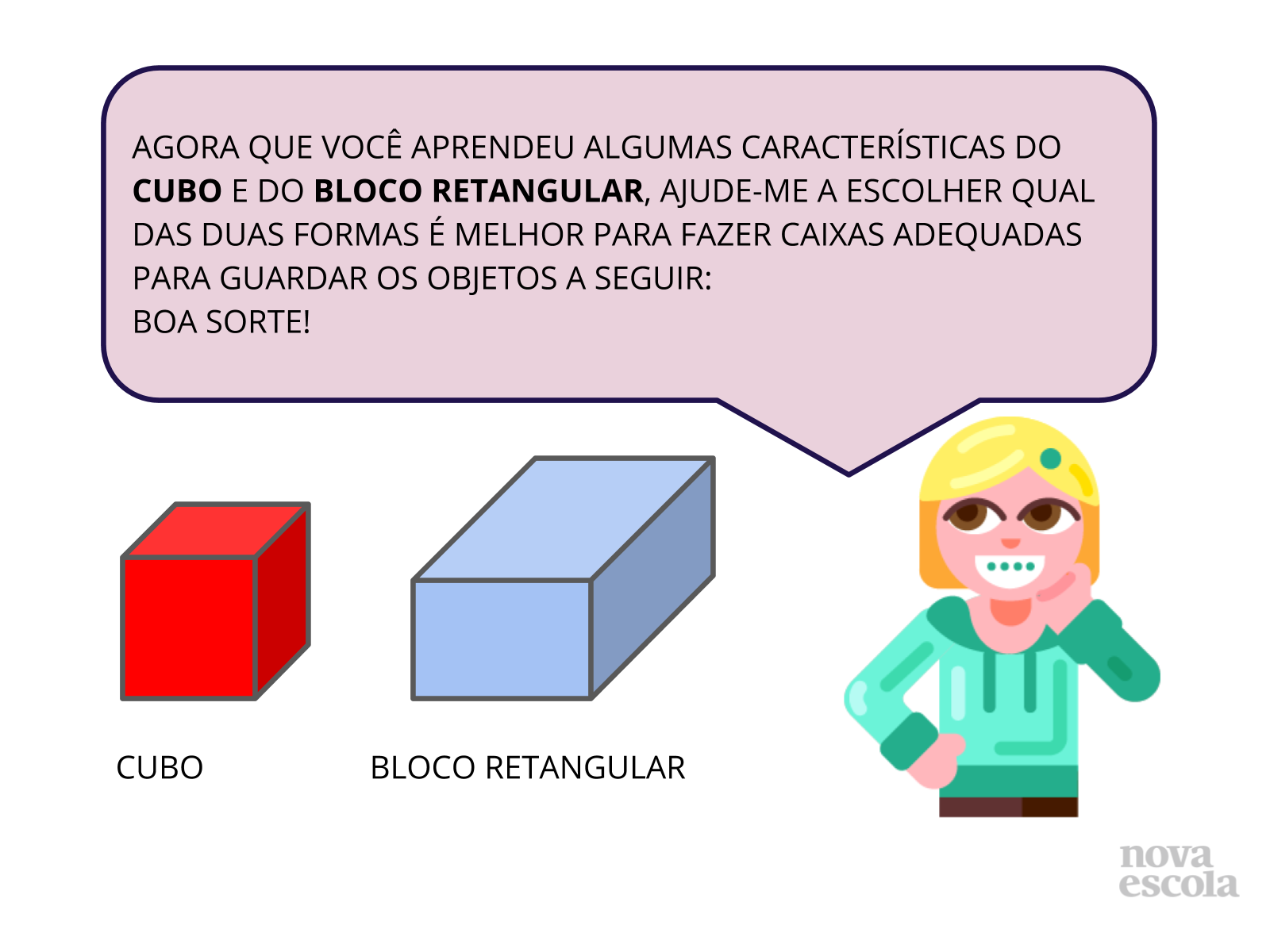 Cubo X Bloco retangular - O que é parecido e o que é diferente ...