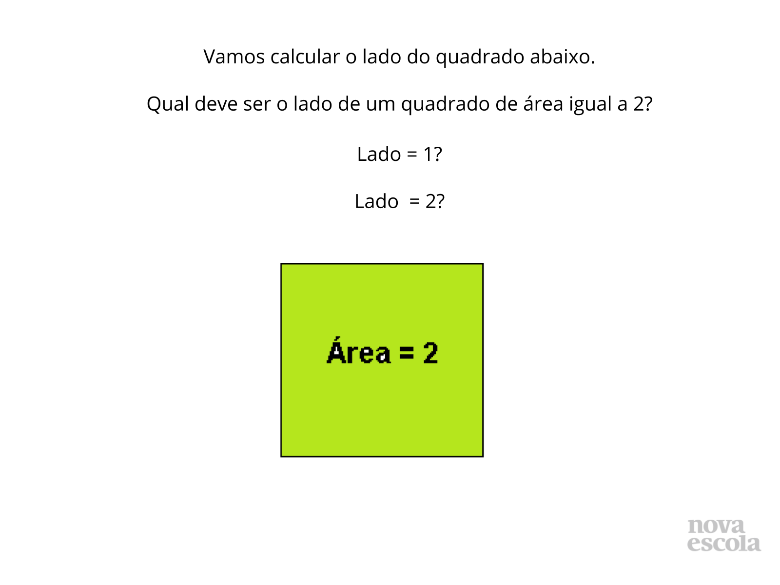 Números Irracionais Reais 1 Planos De Aula 9º Ano