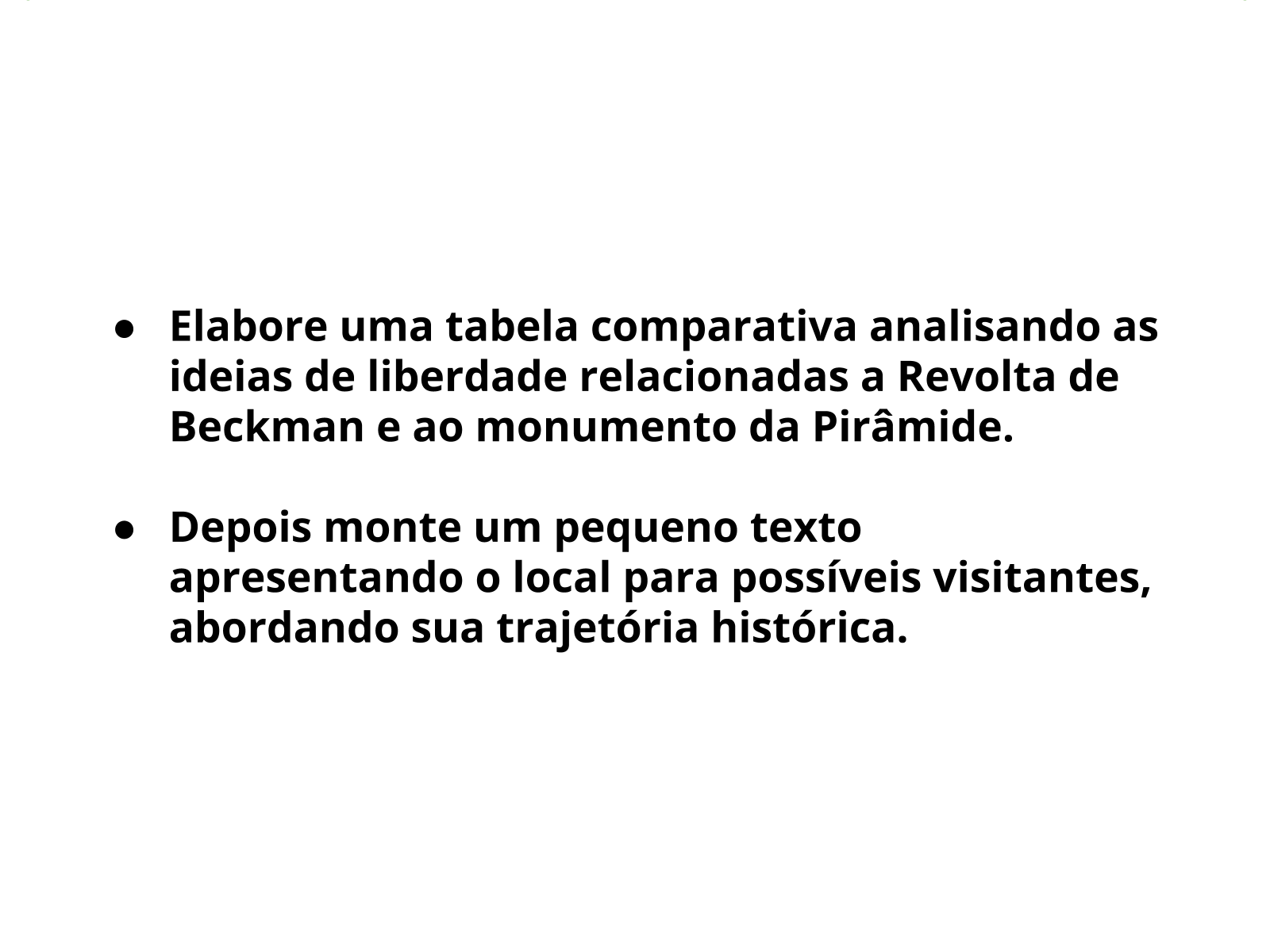 Plano de aula - 8º ano - As ideias de liberdade presentes na Revolta de ...