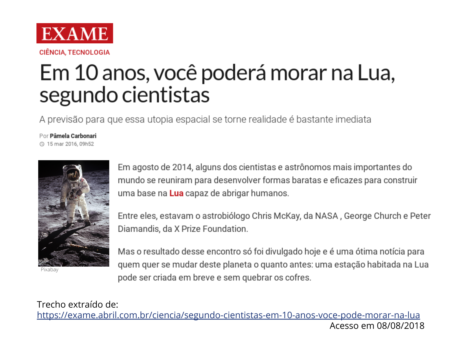 Plano de aula - 5o ano - Periodicidade das fases da Lua: movimentos da ...