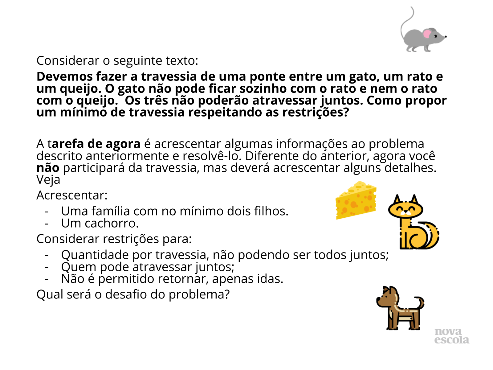 Elaborando problemas - Planos de Aula - 9º Ano