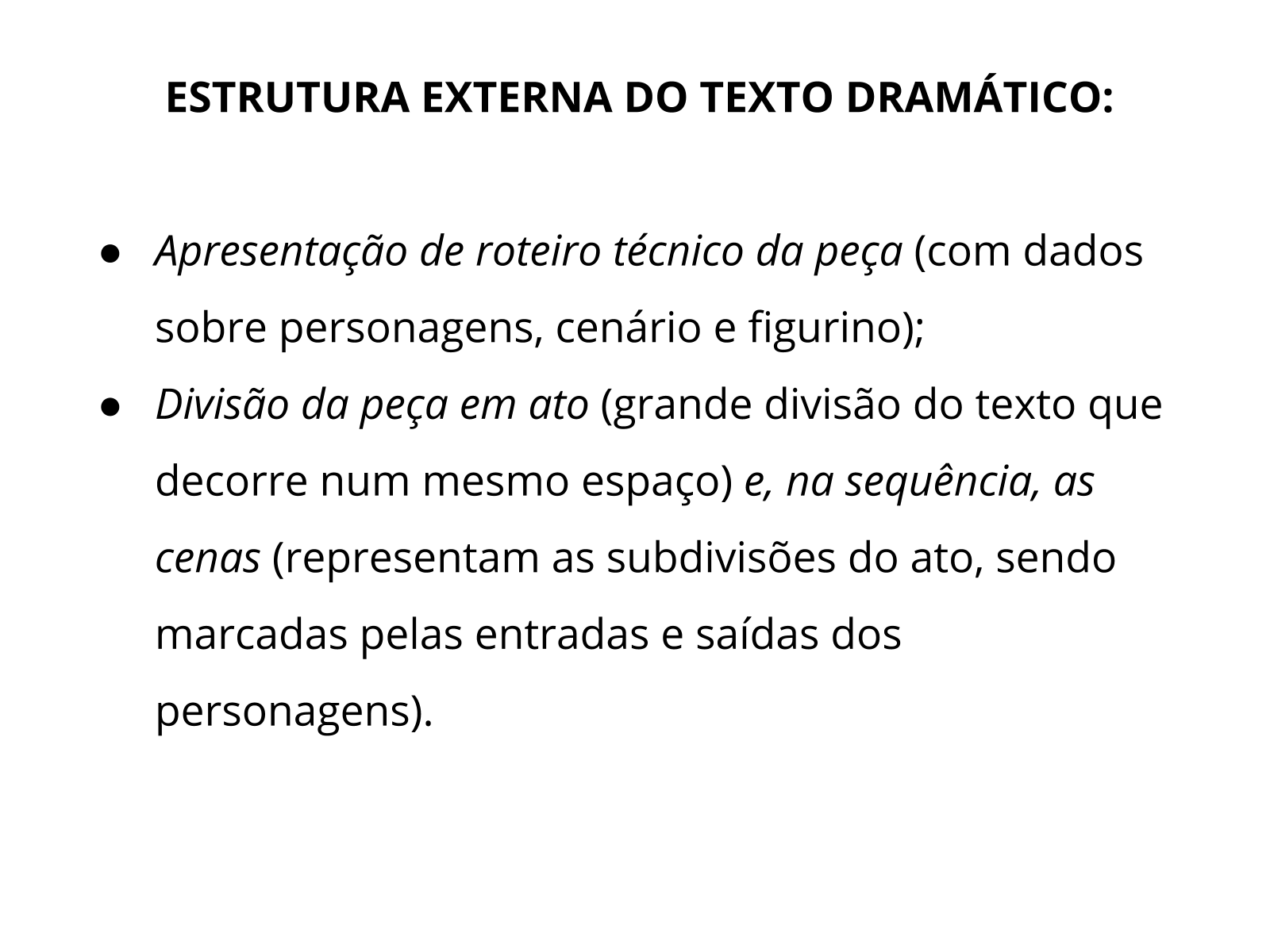 Trabalho com o texto: a revisão das comédias dramáticas - Planos de ...