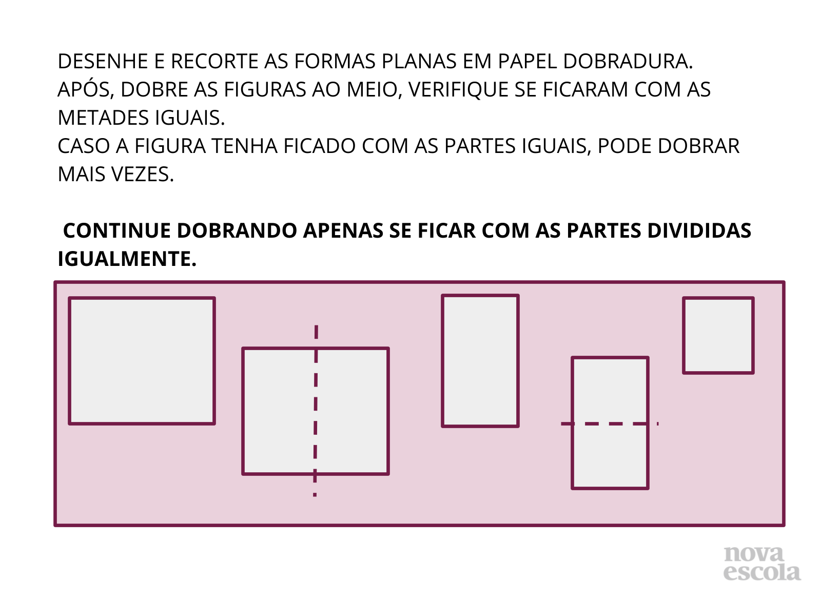 Eixos de Simetria em figuras planas - Planos de Aul - 3º Ano