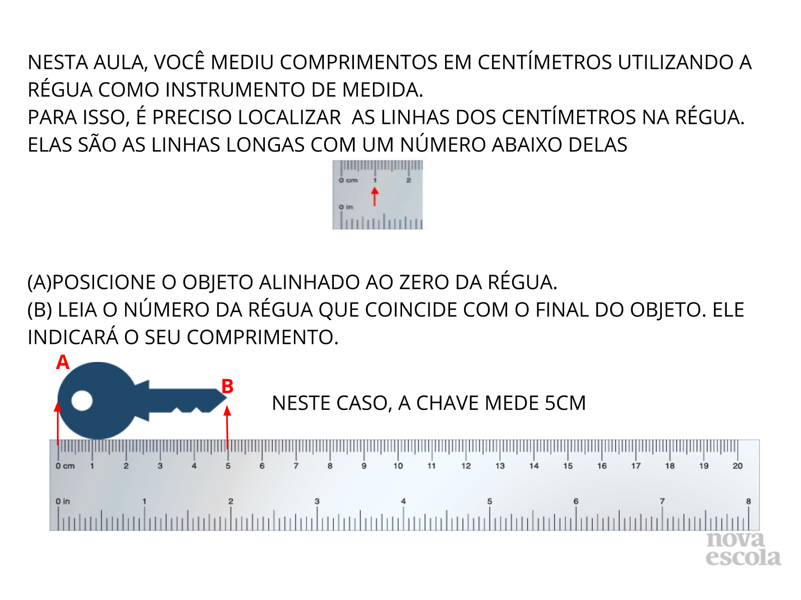 Medindo com régua - Planos de aula - 3º ano