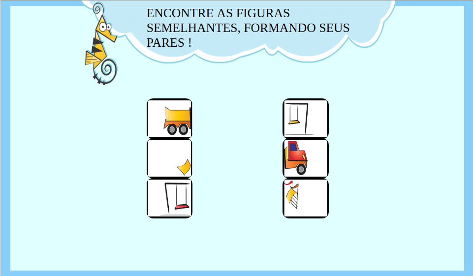 Junte as figuras semelhantes | Nova Escola