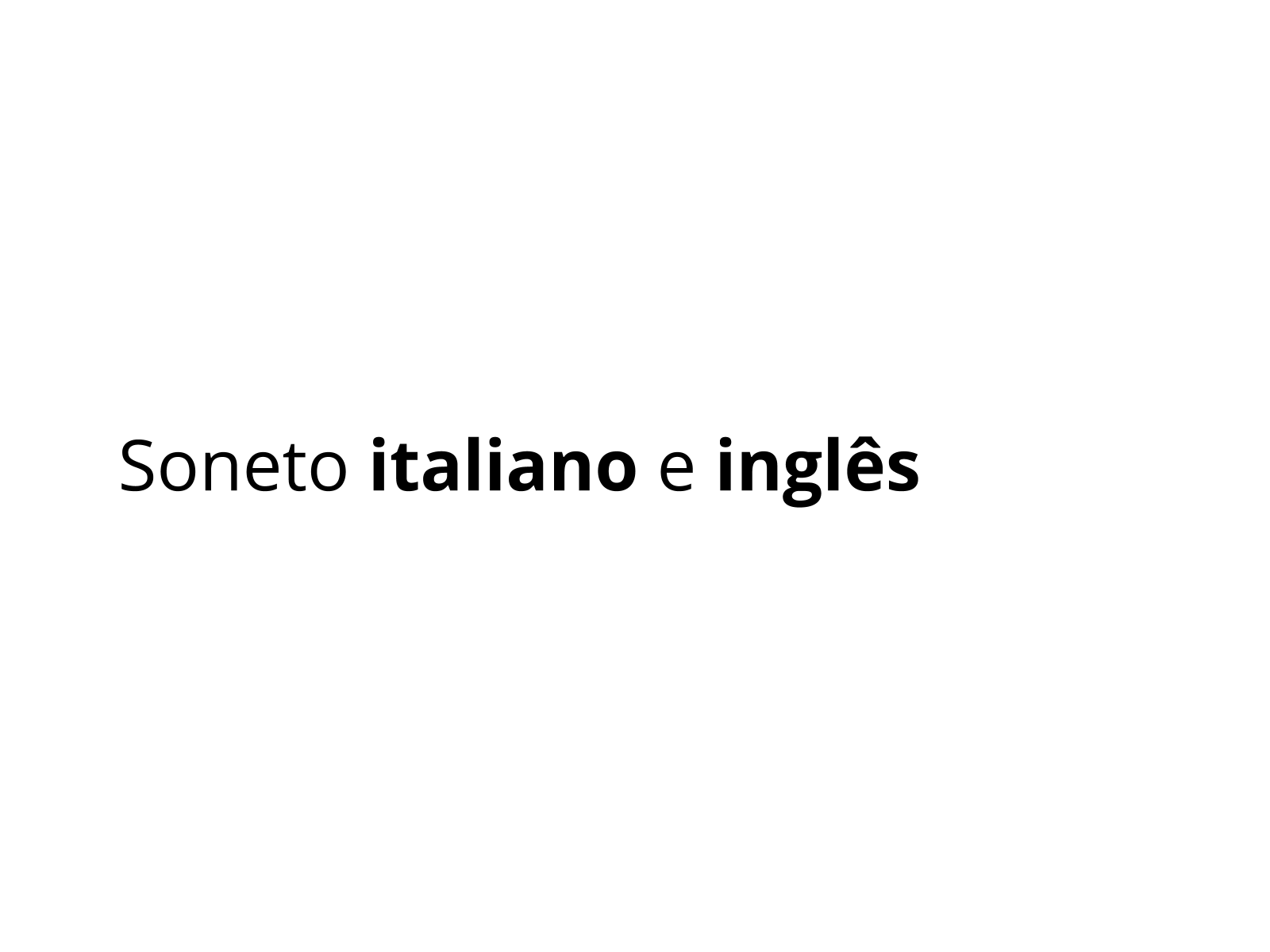 A estrutura do soneto: estrofe - Planos de aula - 9º ano - Língua ...