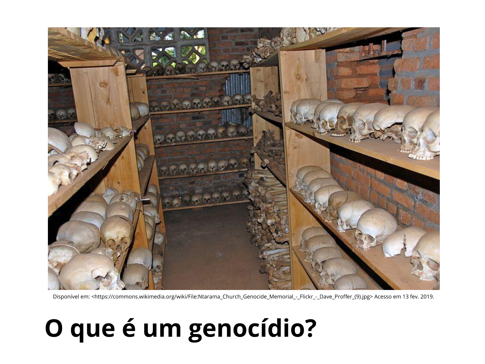 O genocídio em Ruanda- Planos de aula - 8º ano - Geografia