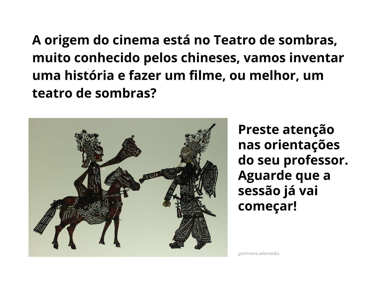 Plano de aula - 4º ano - Meios de Comunicação: cinema e a evolução da ...