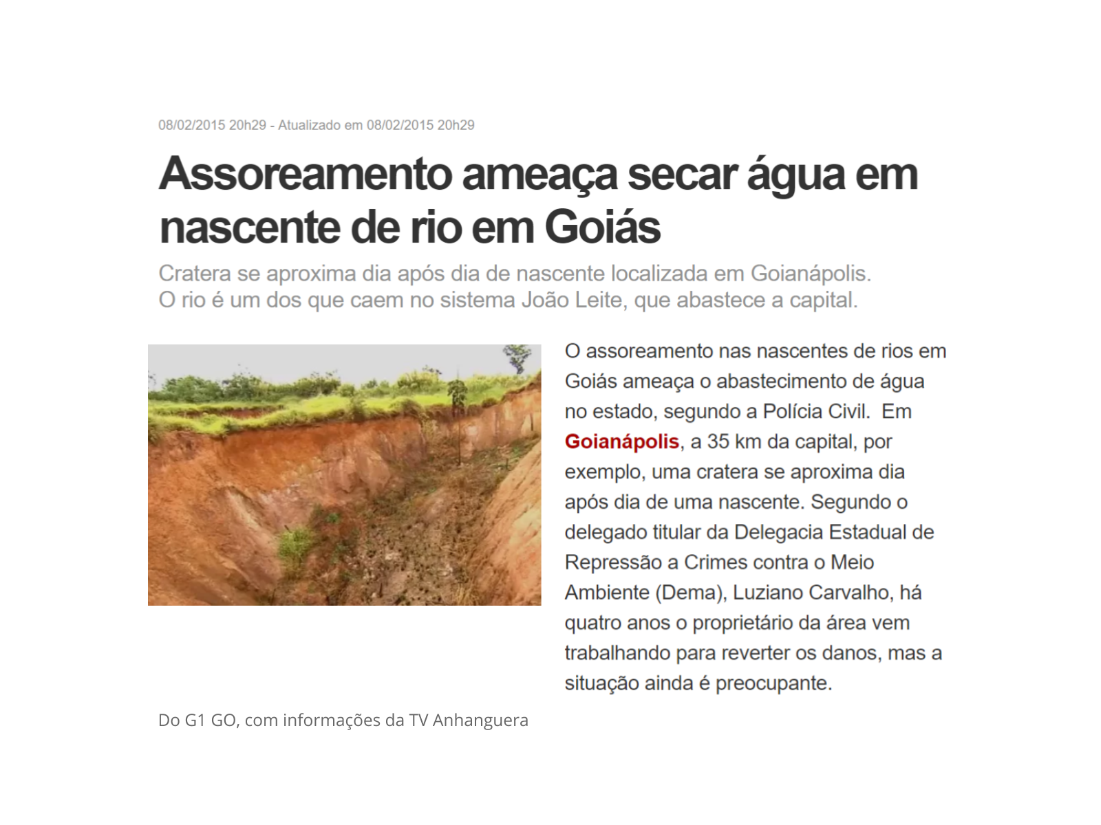 Assoreamento dos rios - Planos de aula - 5º ano - Ciências