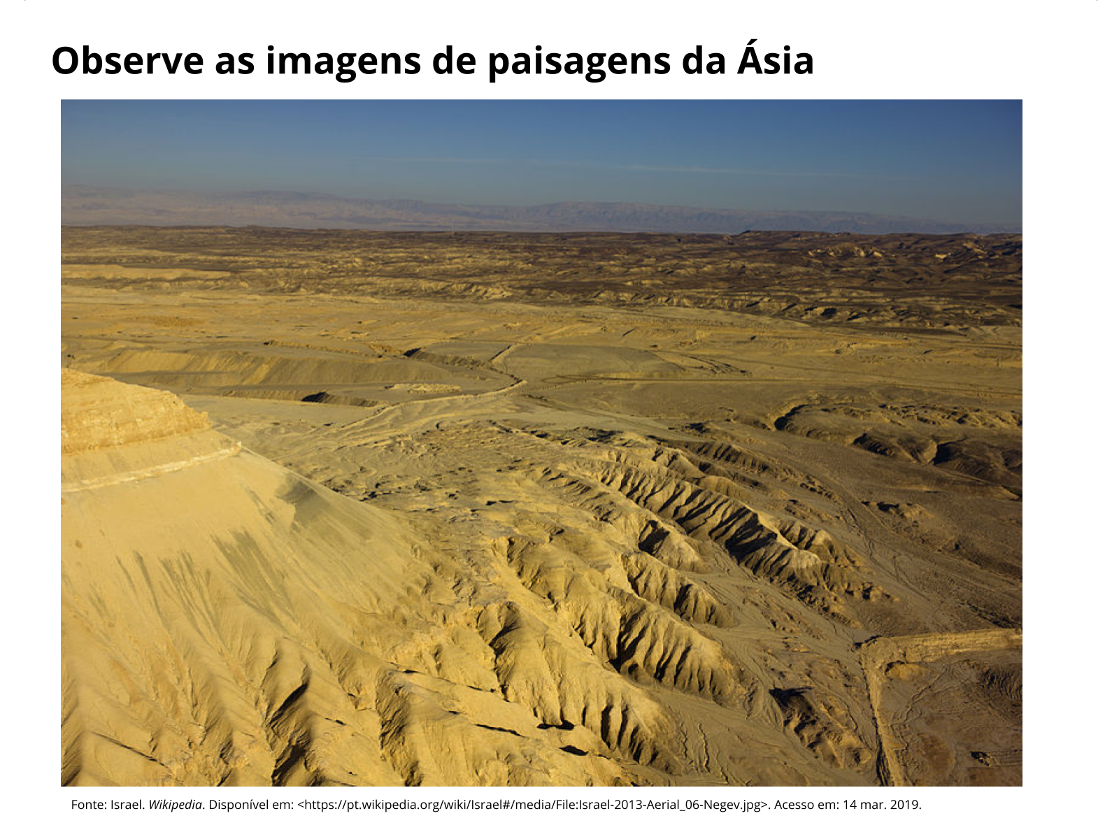 A grande diversidade do quadro natural da Ásia - Planos de aula - 9º ...