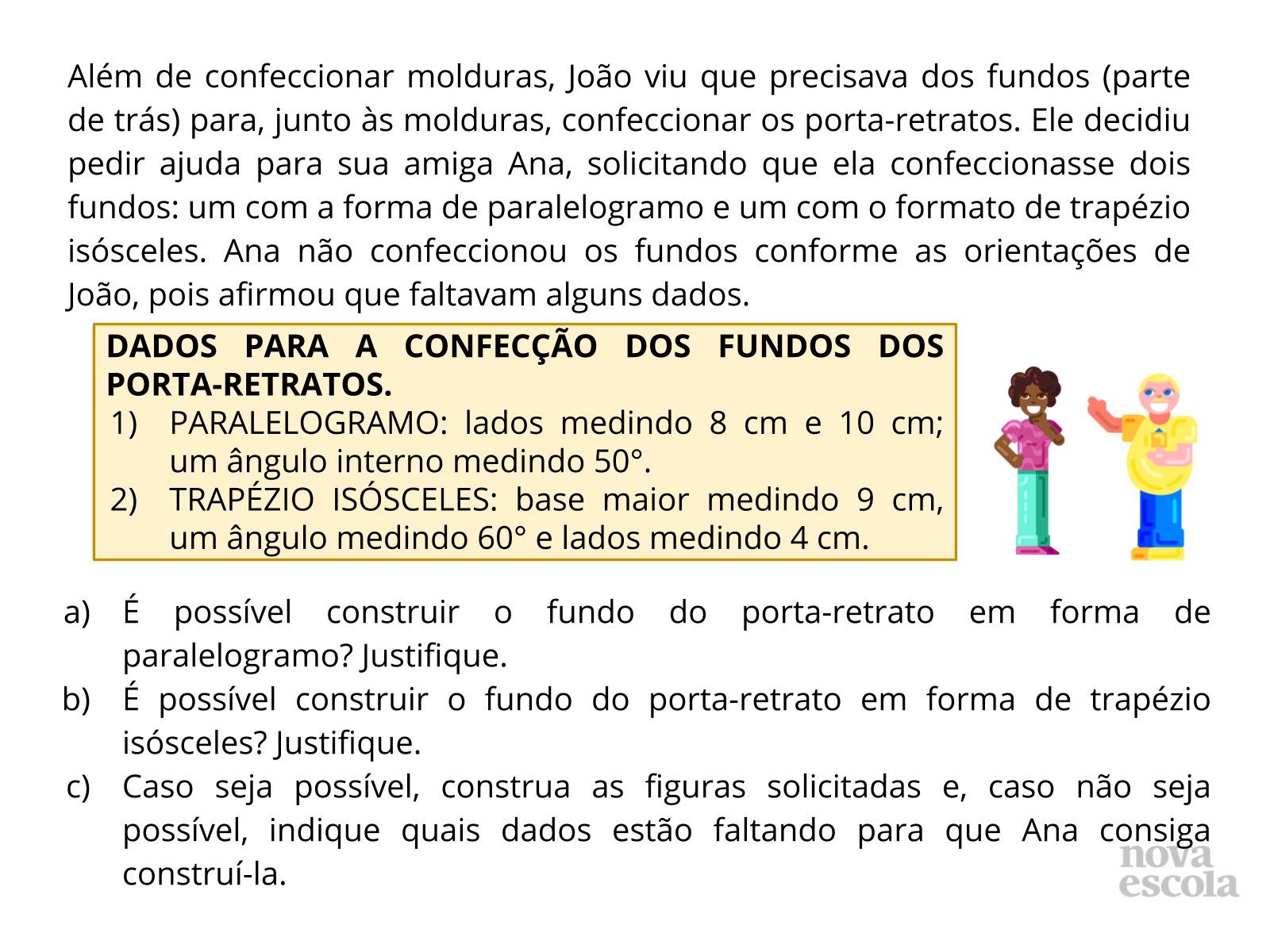 Trapézios E Paralelogramos Paralelismo De Seus Lados E Medidas De Seus