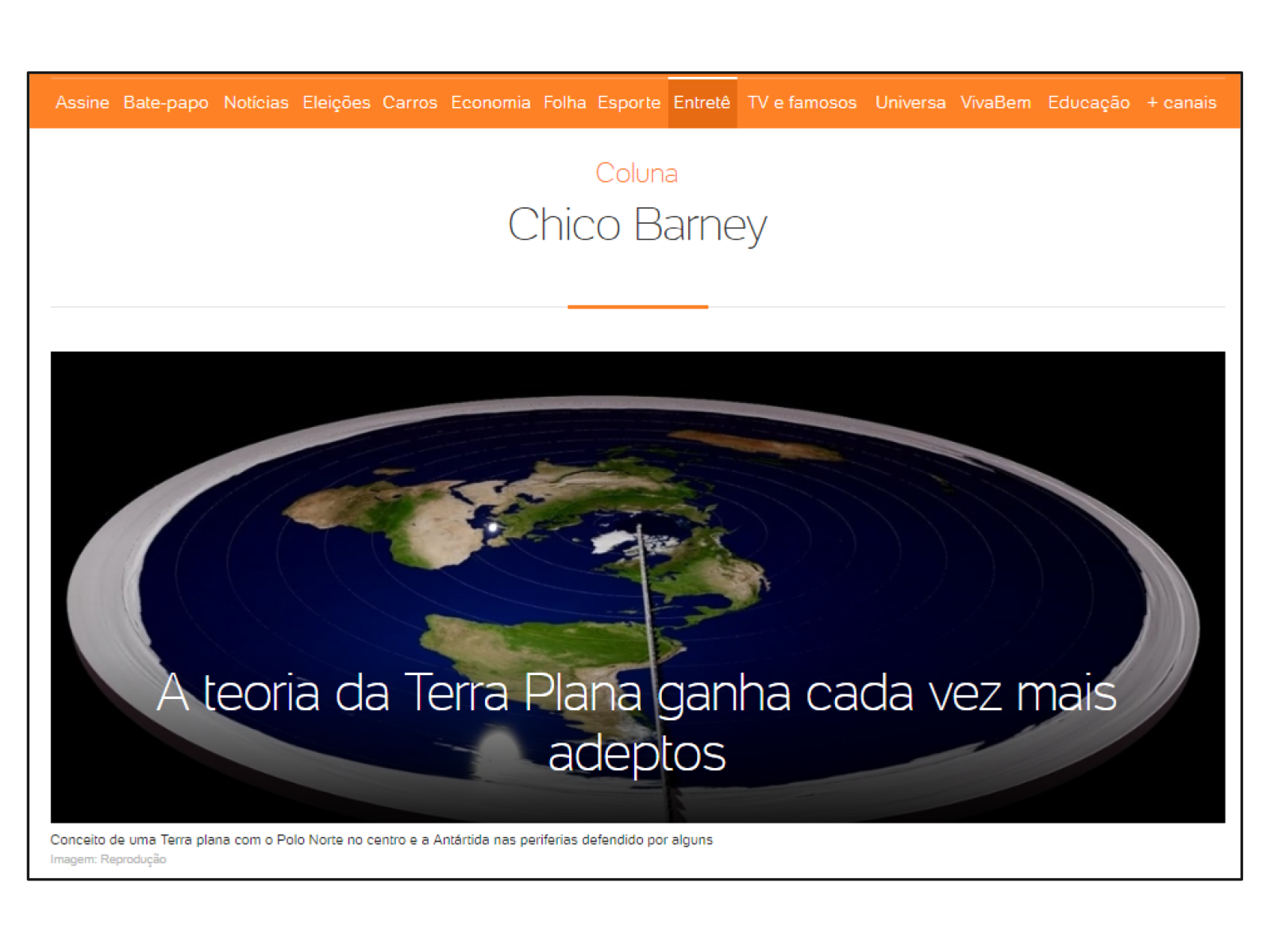 Teoria da Terra plana: fake news? - Planos de aula - 6º ano - Ciências