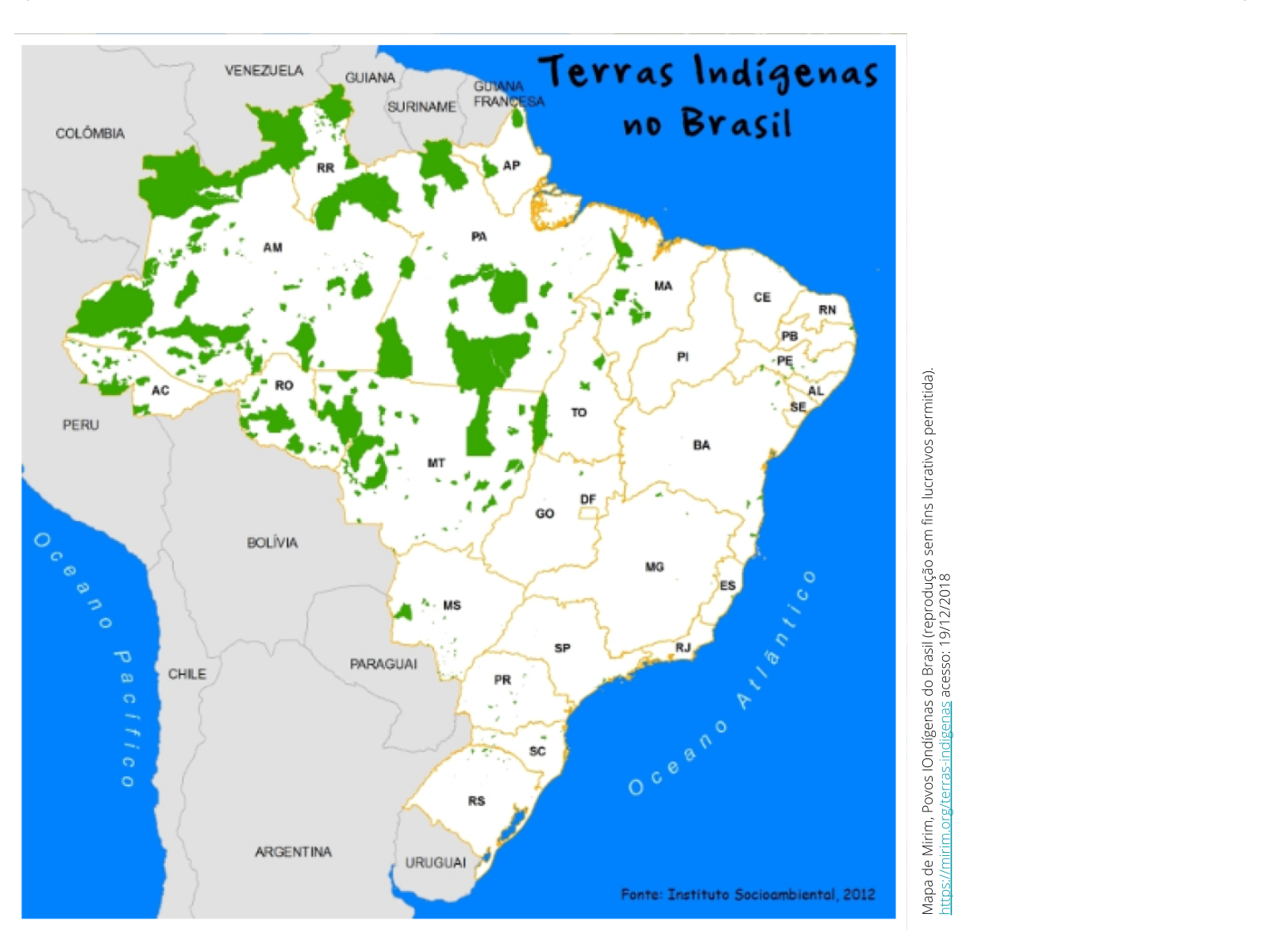 Onde estão localizados os povos indígenas no Brasil? - Planos de aula ...