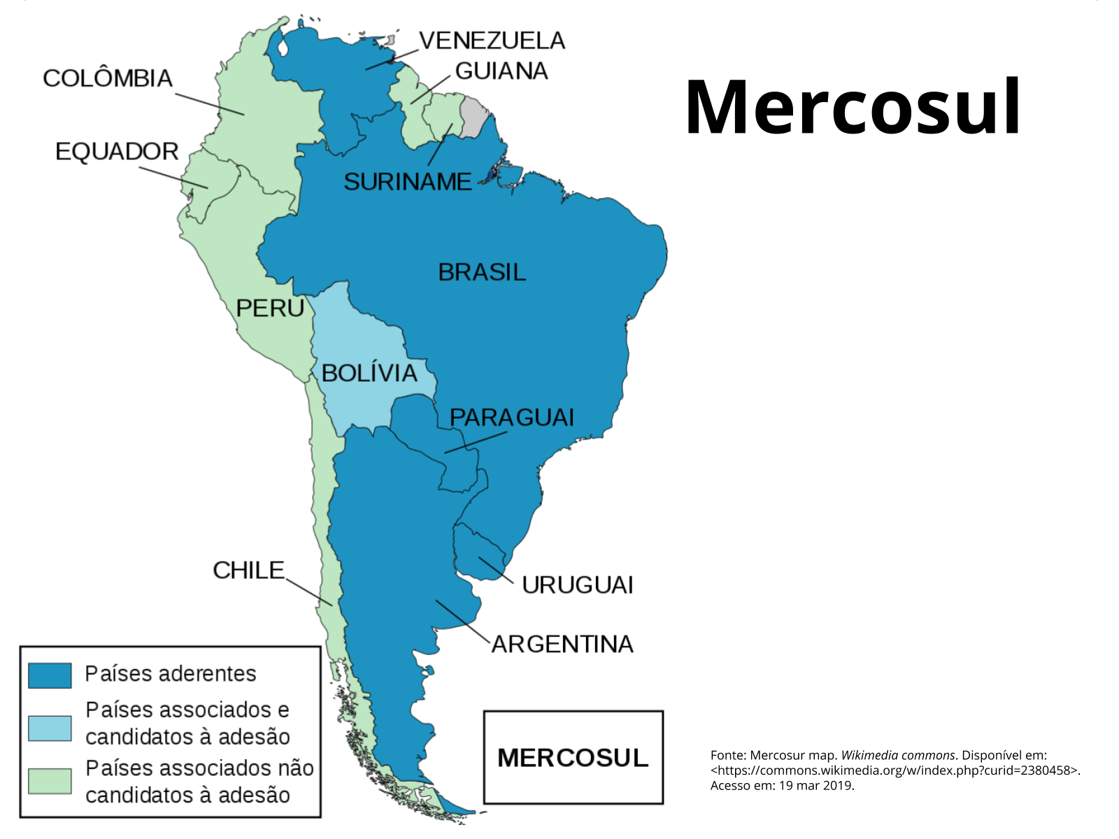 Mercosul - Planos de aula - 8°ano - Geografia