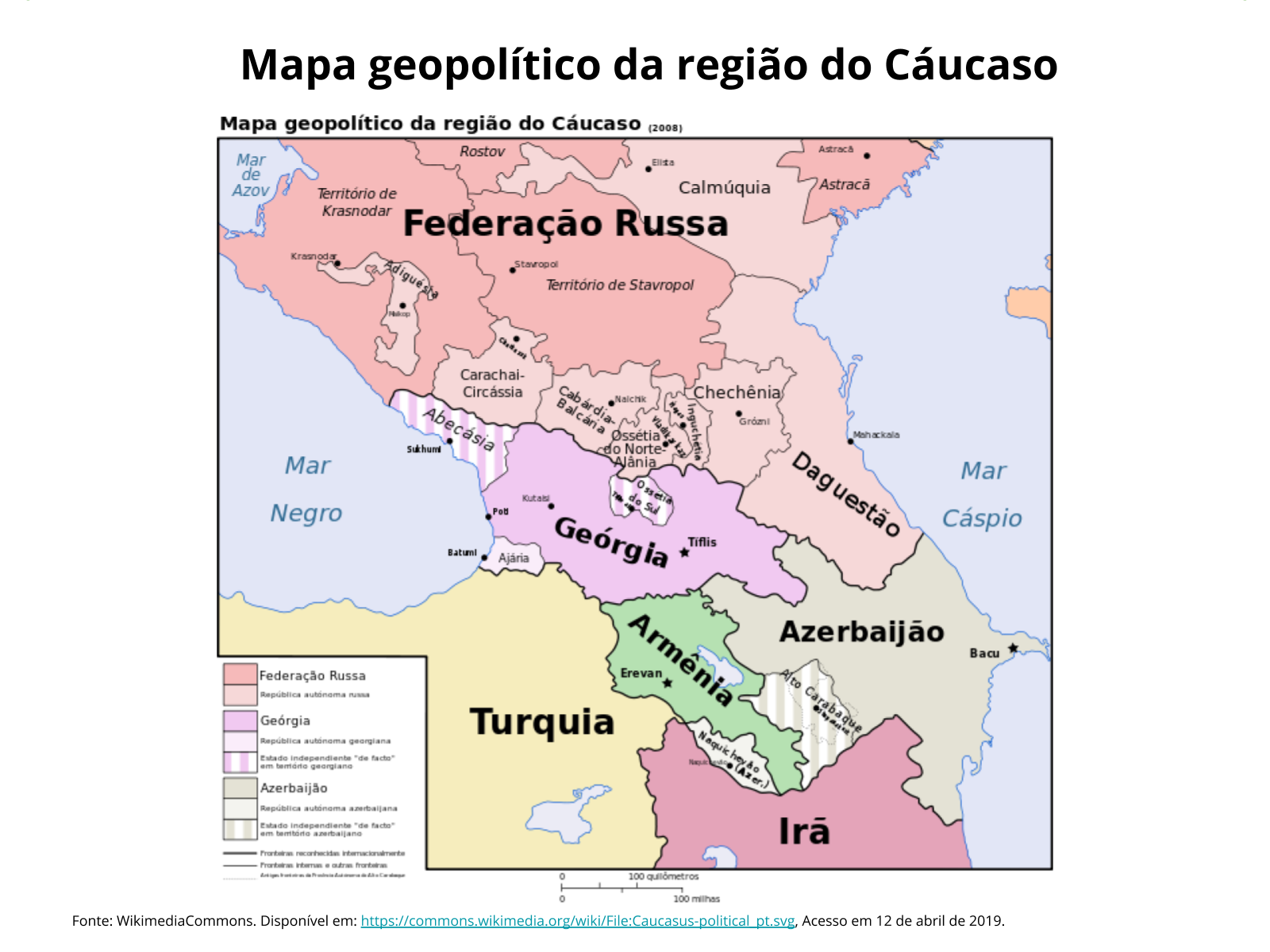 Conflitos no Cáucaso: o caso da Chechênia - Planos de aula - 9º ano ...