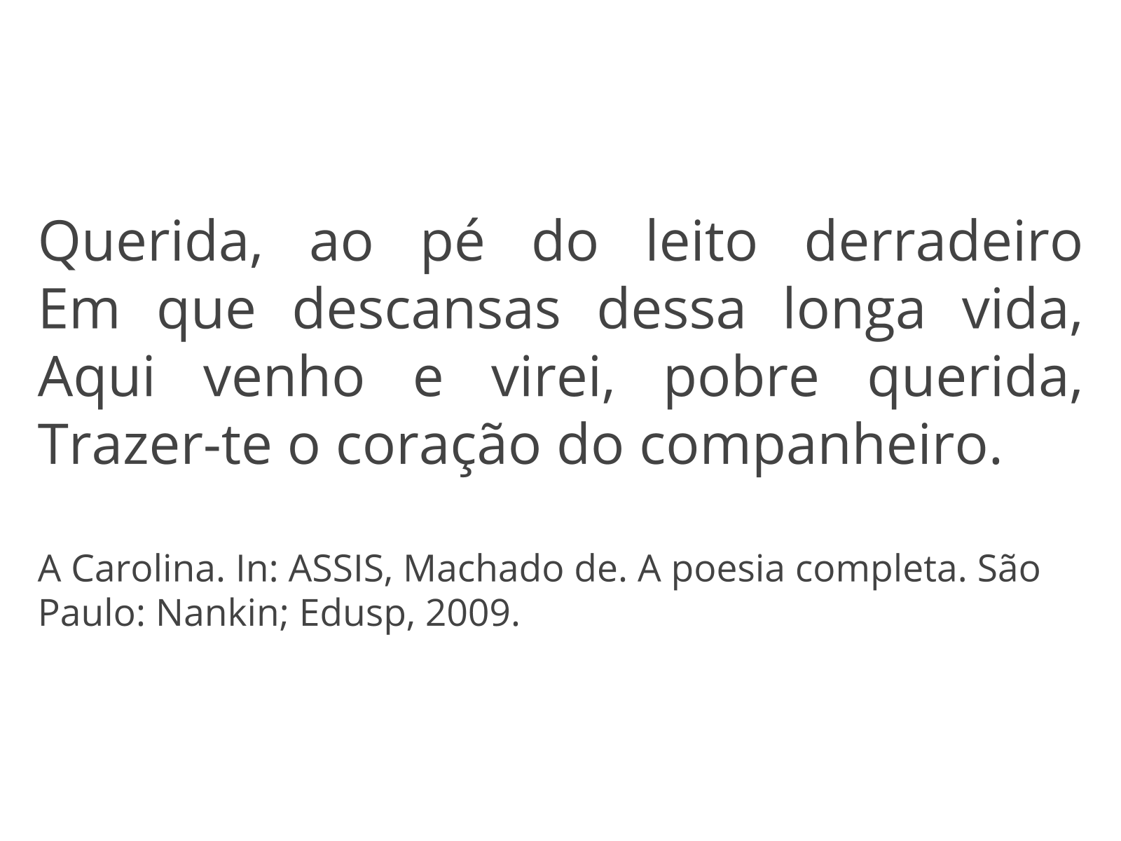 Soneto: textualizando a paródia ou paráfrase - Planos de aula - 9º ano ...