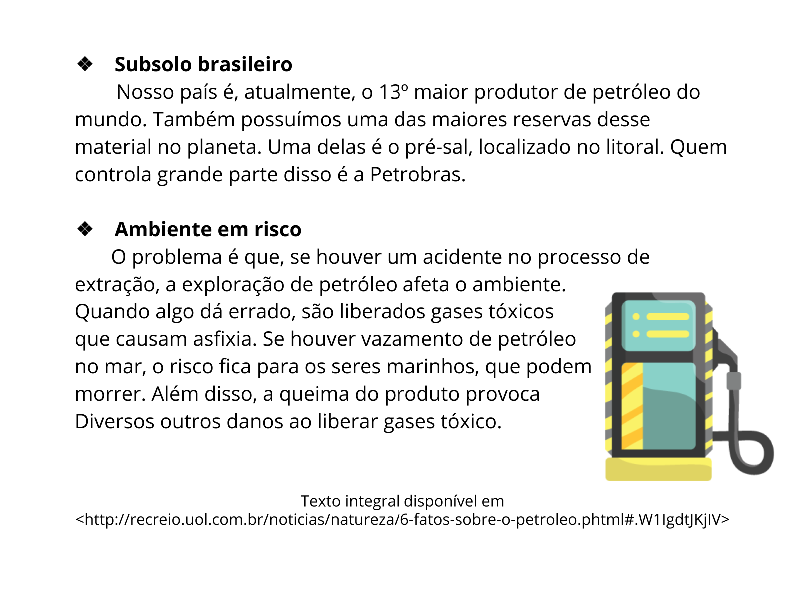 Plano de aula - 4o ano - A queima de combustíveis fósseis